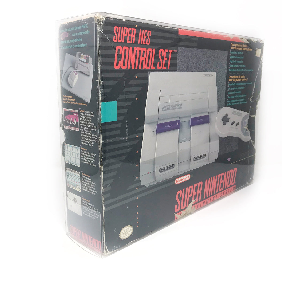 SNES Console - Control Set - System Box - 0.5mm – Video Game Box Defender