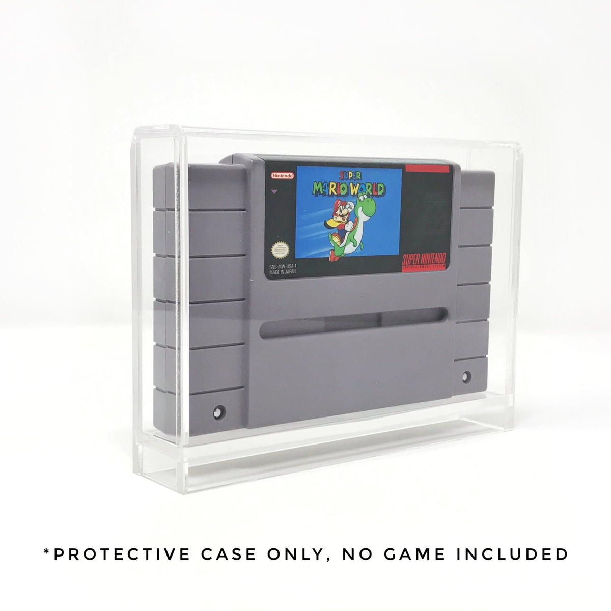 SNES - Cartridge - Acrylic - 4mm – Video Game Box Defender