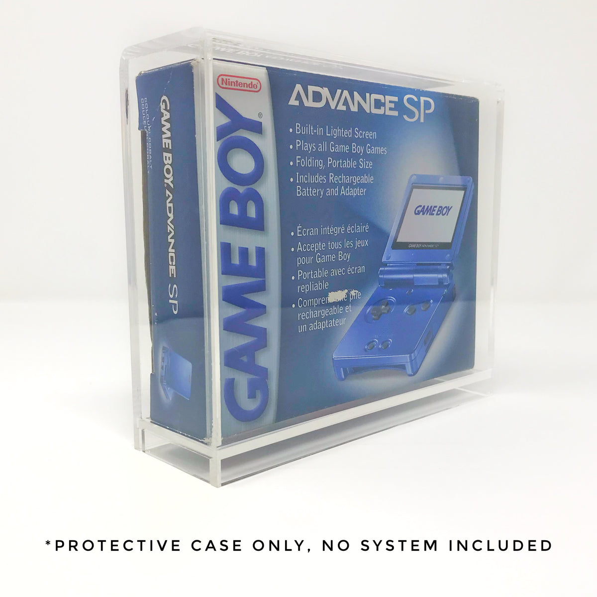 GBSP - Gameboy SP - System Box - Acrylic - 4mm – Video Game Box Defender